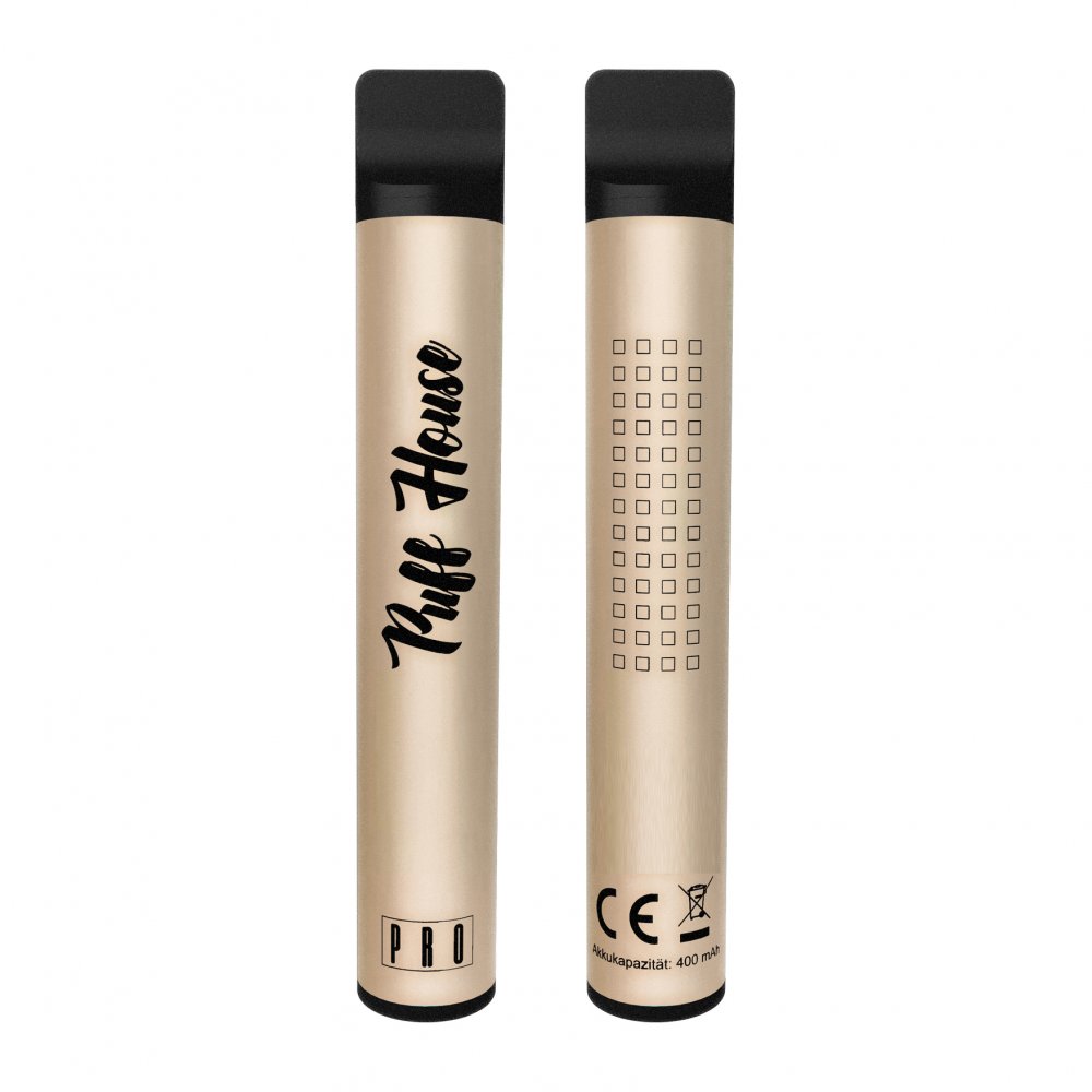 Puff House PRO rechargeable device, Gold :: puffhouse.me